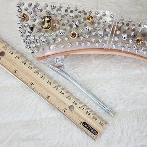AKIRA | Shoes | Spicy Spike Stiletto Pvc Clear Jelly Pumps Azalea Wang ...